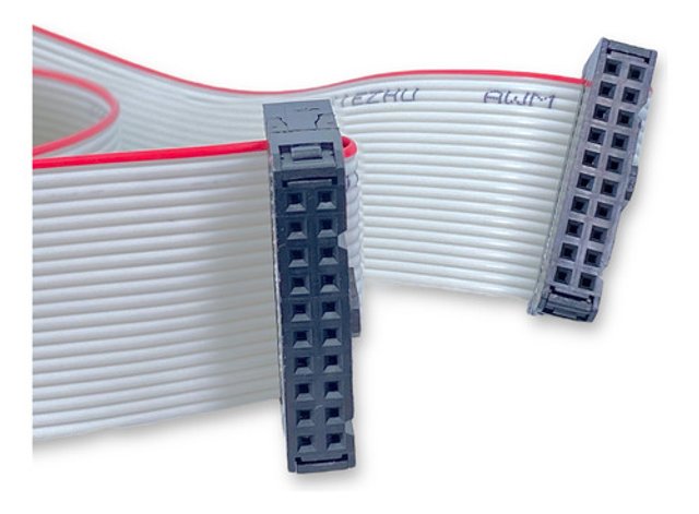 Cabo Flat 20 Vias 1,5m Flat Cable Conectores Header | TekniMas