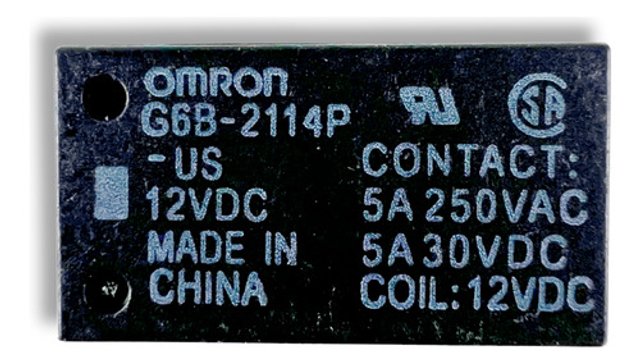 Rele Omron Eletromecânico G6b-2114p-us-12vdc 12v 5a 6 Pinos | TekniMas