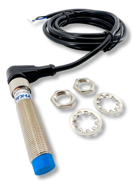 Sensor Indutivo Npn Com Conexão M12 Contato Na+nf + Cabo 2m | TekniMas