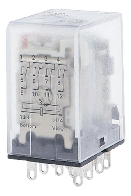 Relé Eletromecânico My4n-j 12v 4nf + 4na Hh54pl 14 Pinos | TekniMas