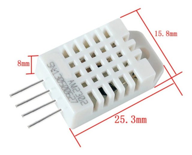Sensor De Umidade E Temperatura Dht22 Am2302 Esp32 Esp8266 | TekniMas Sensor De Umidade E Temperatura Dht22 Am2302 Esp32 Esp8266 | TekniMas