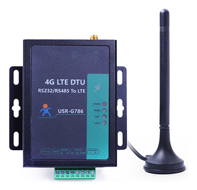 Usr-g786 Modem Celular Lte 4g Rs232/rs485 Modbus Rtu P/ Tcp | TekniMas