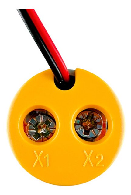 Amperímetro Sinaleiro 100a 22mm Amarelo Ad101-22am 60-500vac | TekniMas