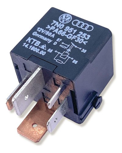 Rele Pa66-gf30 12v 357906381a Rele Da Bomba De Combustível | TekniMas