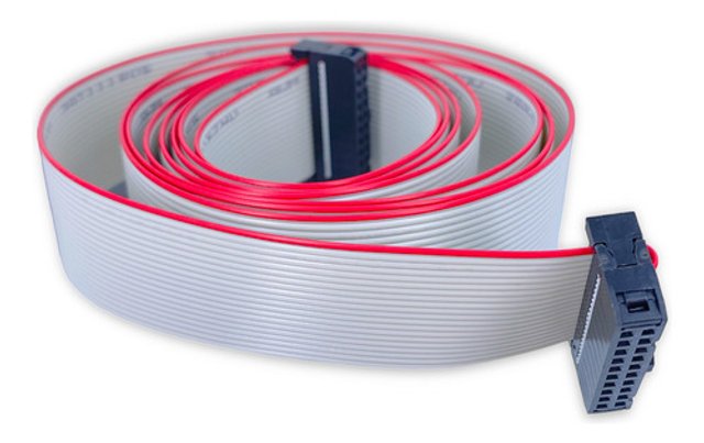 Cabo Flat 20 Vias 1,5m Flat Cable Conectores Header | TekniMas