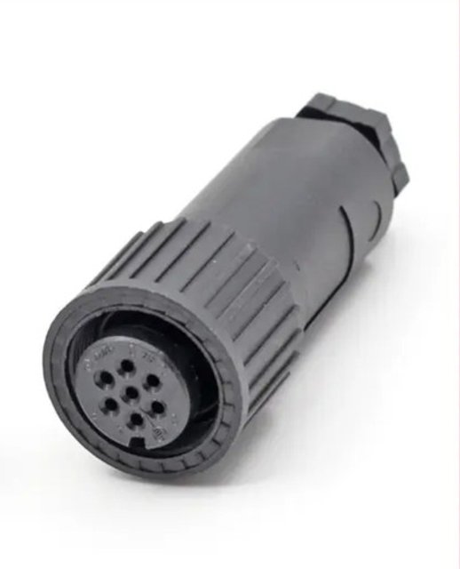 Conector Compatível Válvula Parker Atos Rexroth Moog 7 Pinos | TekniMas
