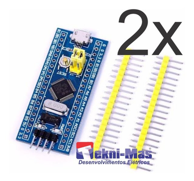 2 Unidades Stm32f103 C8t6 Arm Stm32 Cortex M3 Stm32f103c8t6 Teknimas