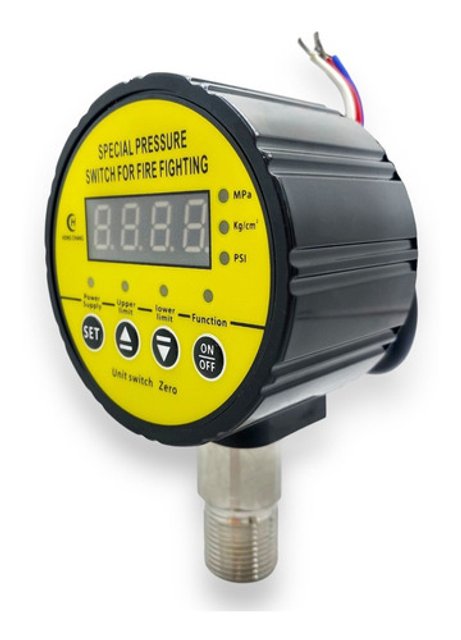 Pressostato Digital 24vdc 60bar Hc-y810 Medidor De Pressão | TekniMas