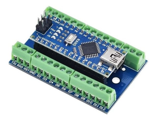 Placa Nano Atmega328 Ch340 Arduino V3 Pinos Soldados + Nf | TekniMas