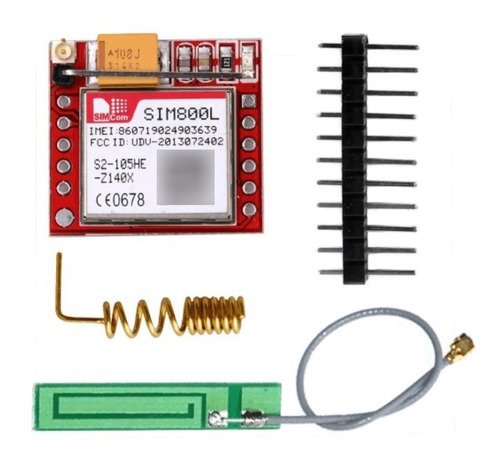 Módulo Gprs Sim800l Com Antena Pcb Gsm Para Celular Wifi | TekniMas