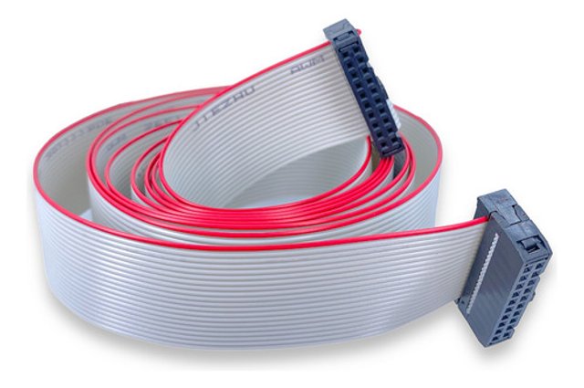 Cabo Flat 20 Vias 60cm Flat Cable Conectores Latch | TekniMas