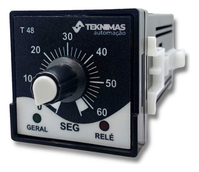 Temporizador Com Potenciômetro T48 60 Segundos 220v | TekniMas