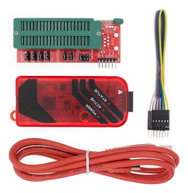 Gravador Pic Usb Pickit 3 Programador Socket Zif Kit Pickit3 | TekniMas