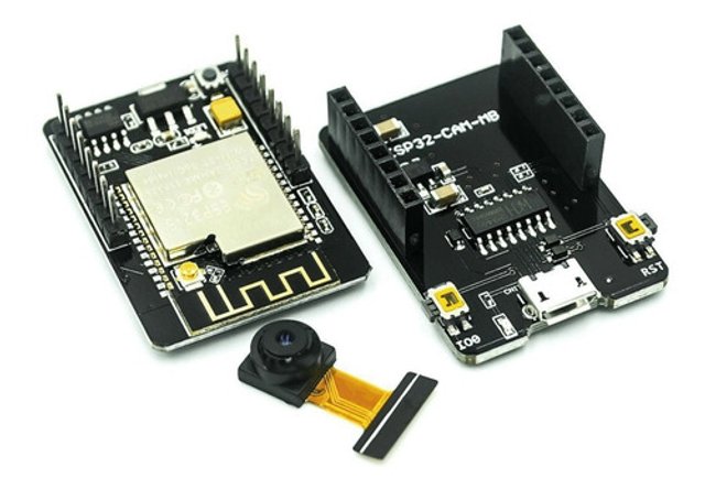 Módulo Esp32-cam-mb Com Câmera Ov2640 Esp 32 Mb Bluetooth | TekniMas