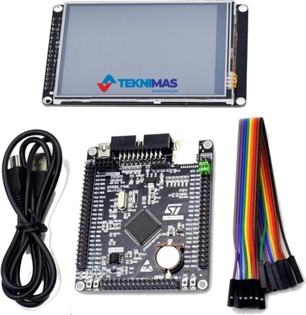 Kit Cortex M4 Stm32 Stm32f407vet6 Lcd Colorido 3.2 Ili9341 | TekniMas