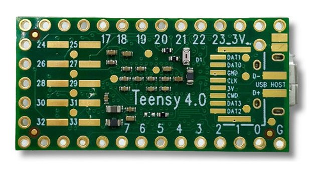 Placa Teensy 4.0 Usando Nxp Imxrt1062 Mcu Arm Cortex-m7 | TekniMas