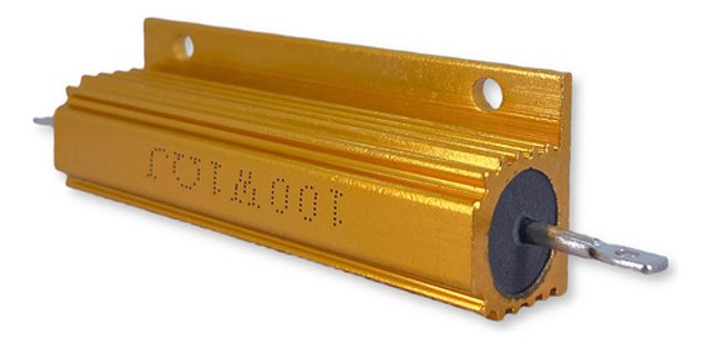 Resistor De Alta Potência 3r 100w Resistor De Aluminio 3ohms | TekniMas