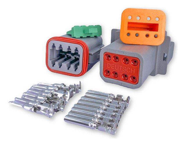 Conector Plug Deutsch Dt06-8s Dt04-8p Linha Agrícola Maquina | TekniMas