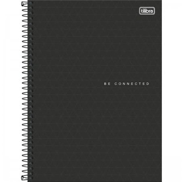 Caderno Espiral Capa Plástica Universitário Tilibra 10 Matérias 160