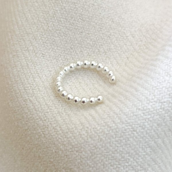 Piercing de Pressão Bolinhas em Prata | Doradot