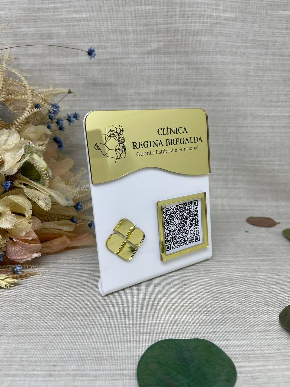 Placa Slim 1 QR Code | Impulse Laser Connect