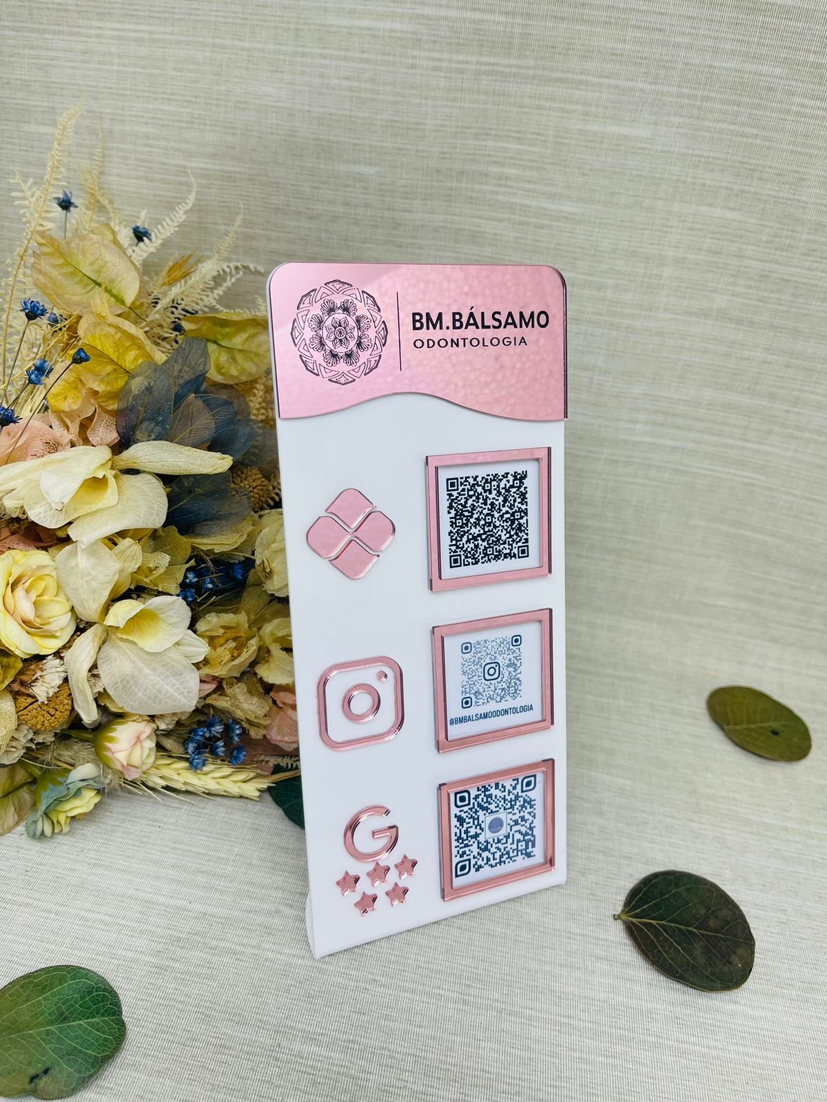 Placa Slim 3 QR Code | Impulse Laser Connect