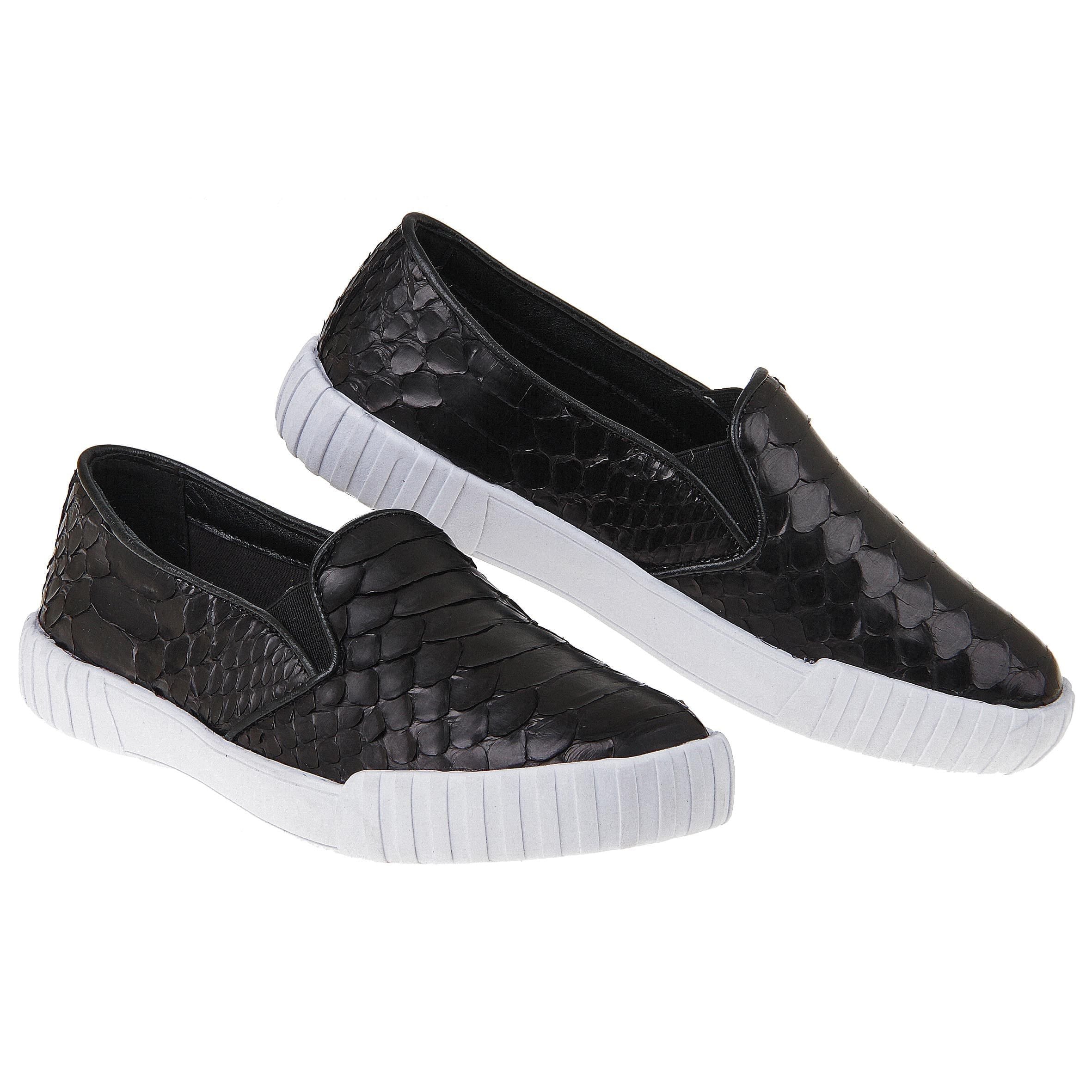 Tênis Sliper Python / Preto | SCHETTINI