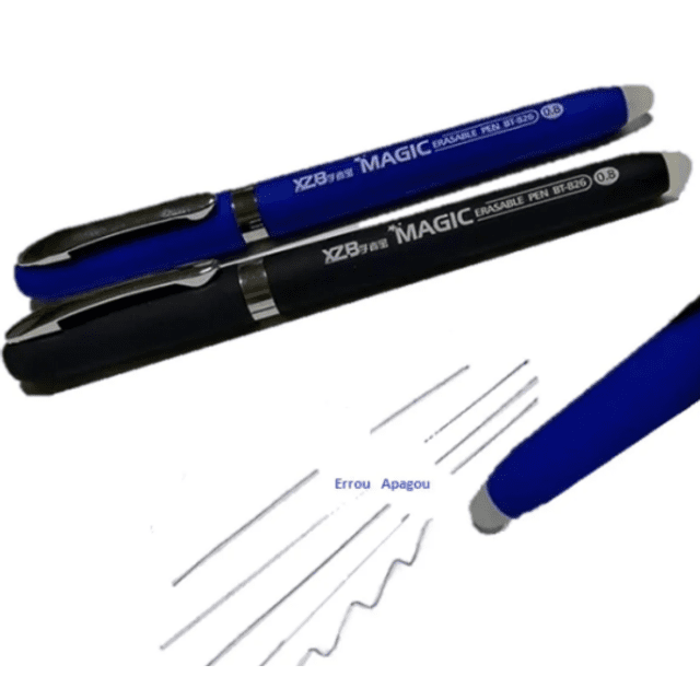 Caneta Apagável Magic | Canetas Divertidas Atacado