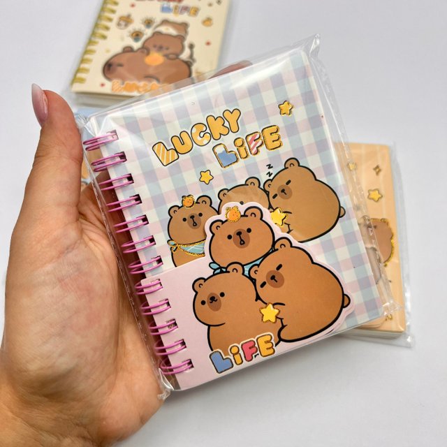 Caderninho Capivara | Canetas Divertidas Atacado