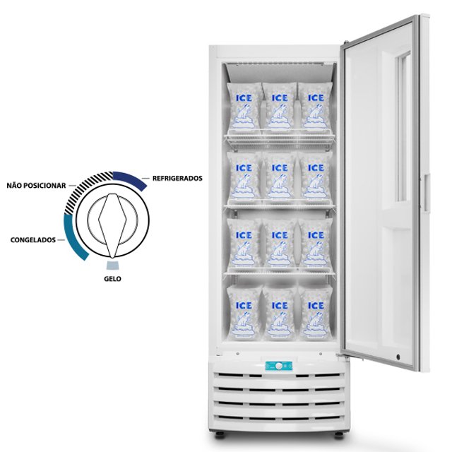 Freezer Vertical Metalfrio Tripla Ação 531 litros VF55FT 110V | Space ...