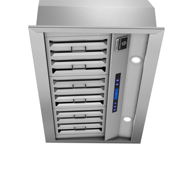 Coifa Professional Elettromec Churrasqueira Built In 34 Polegadas 220V - CFB-BBQ-34-XP-2ELA ...