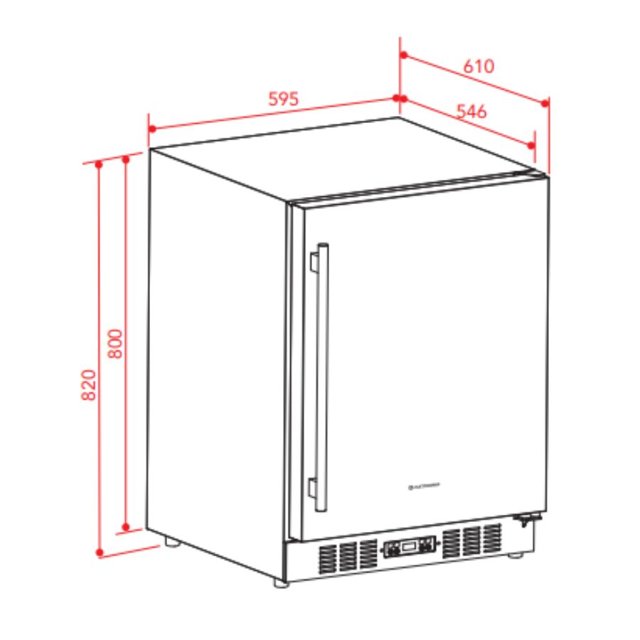 Freezer Elettromec 104 Litros de Embutir Inox 220v - FZ-BI-104-XX-2WKA ...
