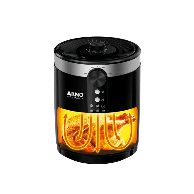 Fritadeira Elétrica sem Óleo/Air Fryer Arno - Moderna PFRY Preta 3,5L ...