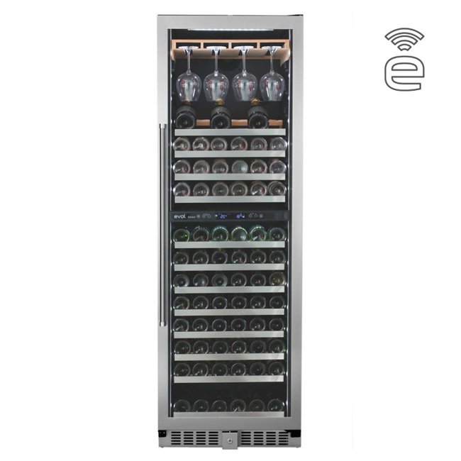 Combo Evol: Adega Dual Zone 160 Garrafas e Cervejeira Evol 425 litros ...
