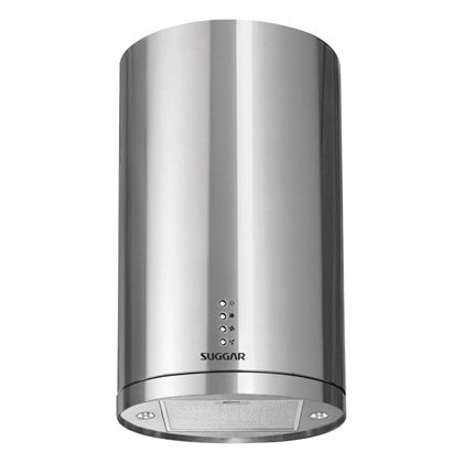 Coifa Ilha Redonda Suggar Quartzo 35 cm Inox - 127v | Space Eletro