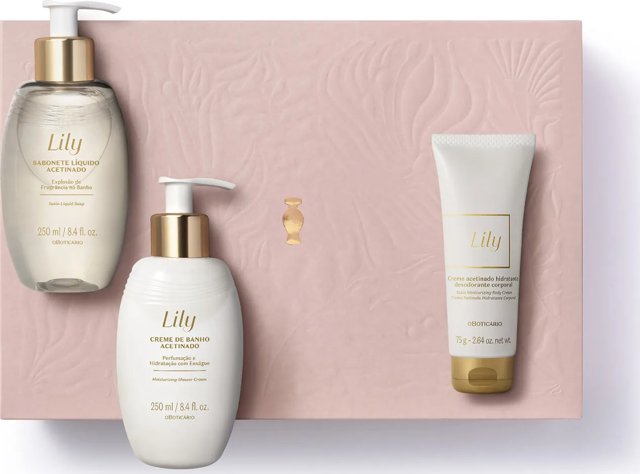 Kit Presente Lily Cuidados Mães 2025 | RF Perfumaria