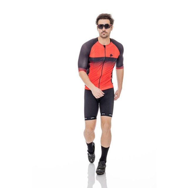 Camisa Lynce Slim Red Masculina | Bikerunpa