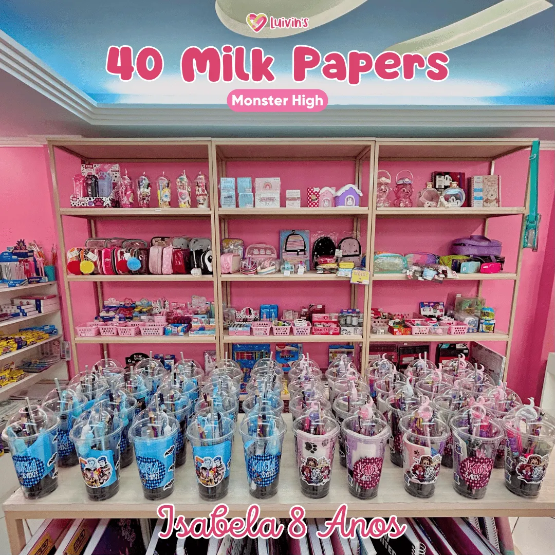 Milk Papers de Aniversário: Sucesso Garantido na Luivin's! 😍 | Luivin's