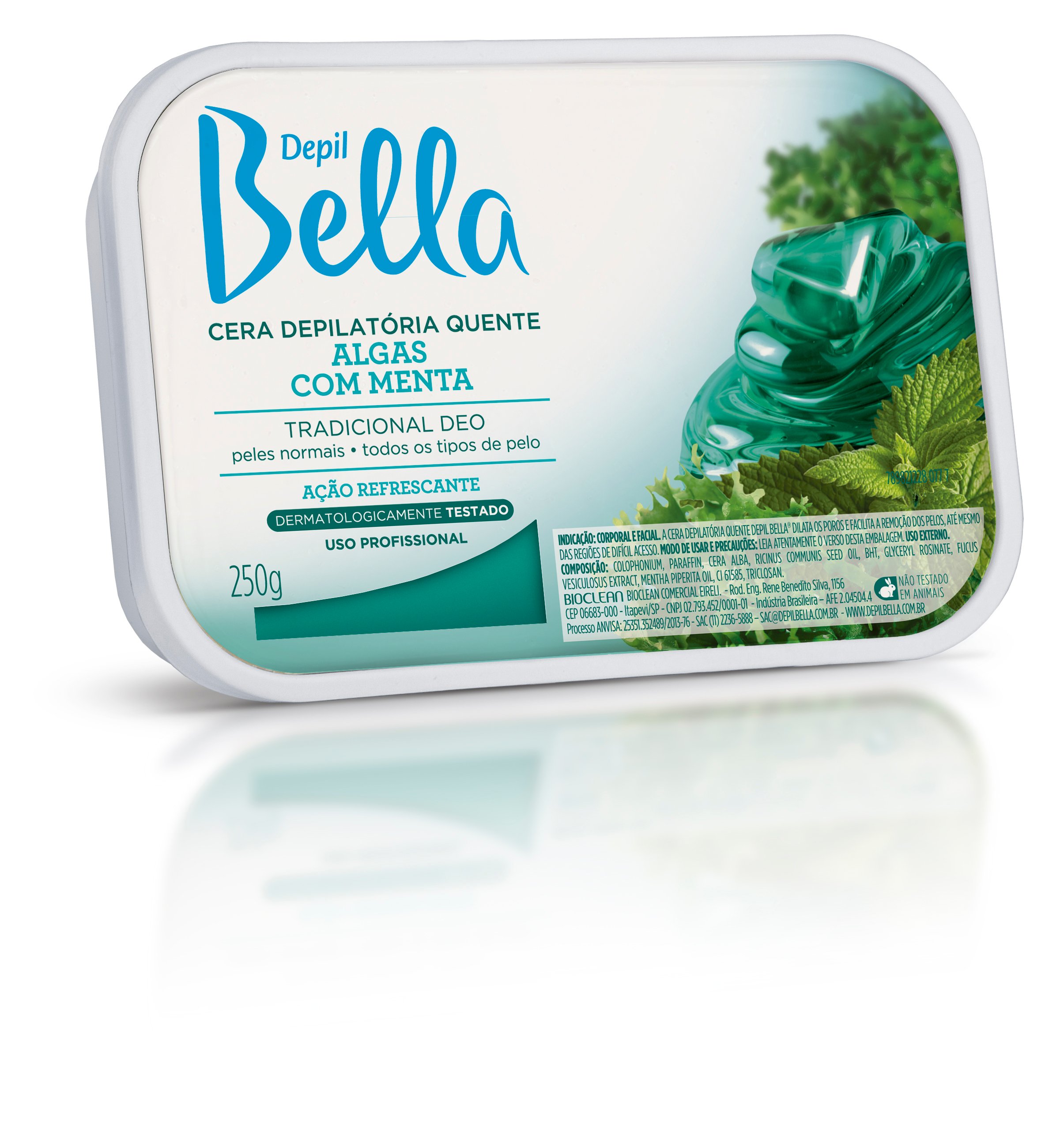 CERA BARRA TRADICIONAL ALGAS DEPIL BELLA | Amor Beleza