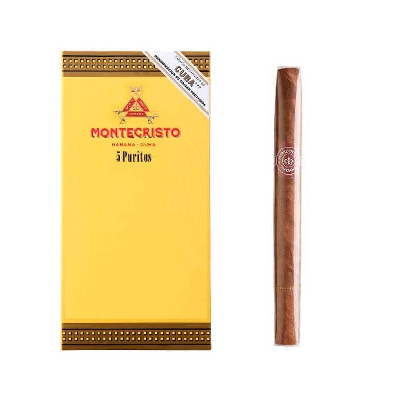 Charuto Montecristo Puritos (Petaca com 5un) | Charutaria