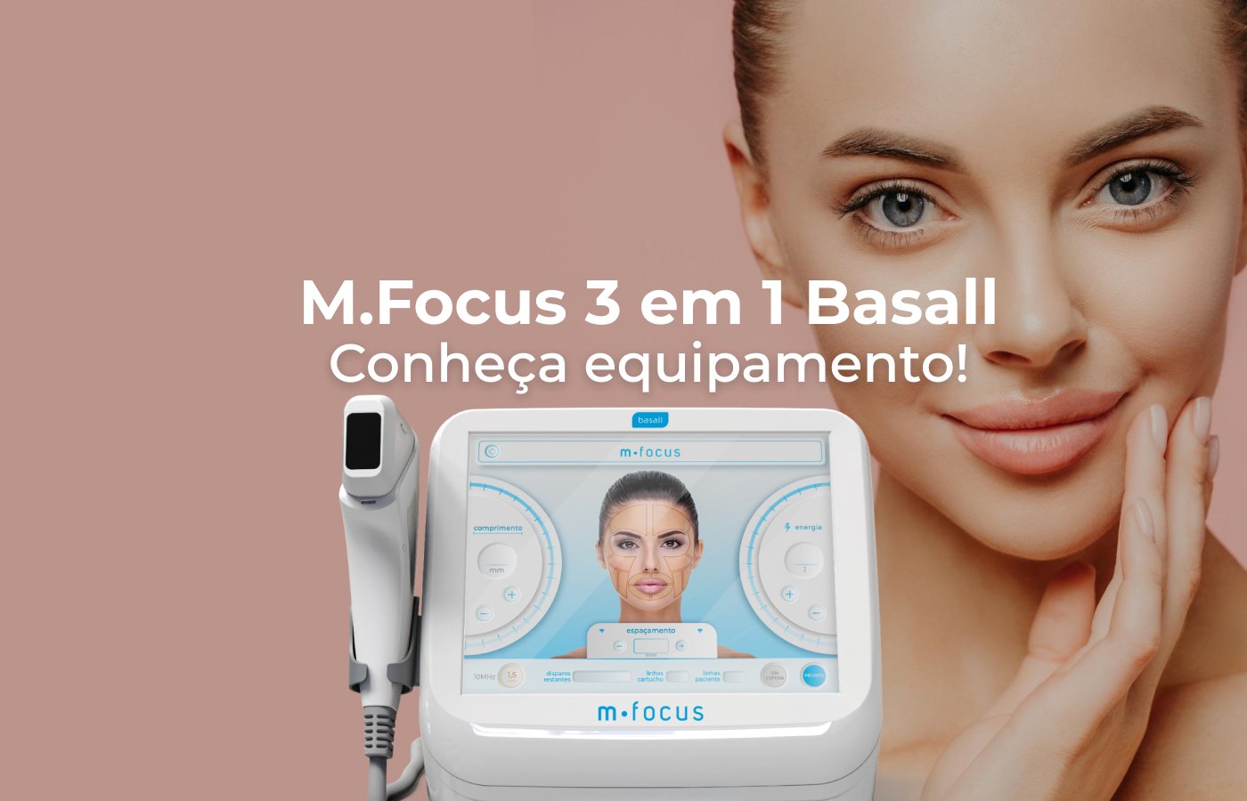 M.Focus 3 em 1 Basall – Multiplataforma Com Radiofrequência Microagulhada, Radiofrequência ...