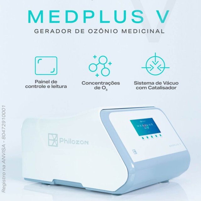 Medplus V – Aparelho Gerador de Ozônio com Vácuo - Philozon | HS Med | Aparelhos de Estética ...