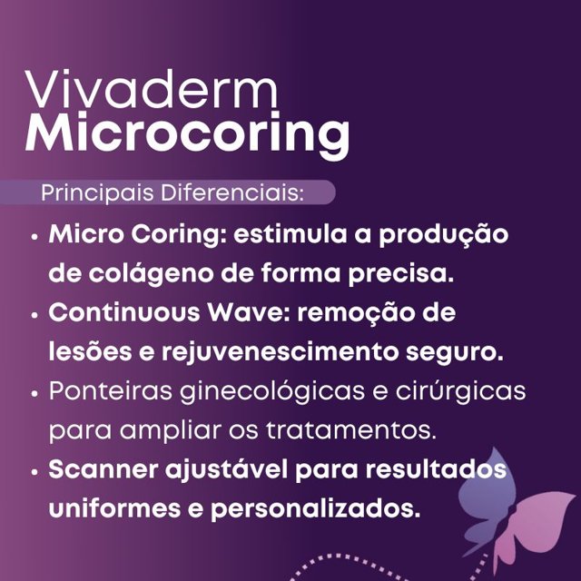 Vivaderm Microcoring - Aparelho de Laser de CO₂ Fracionado - SouPelli ...