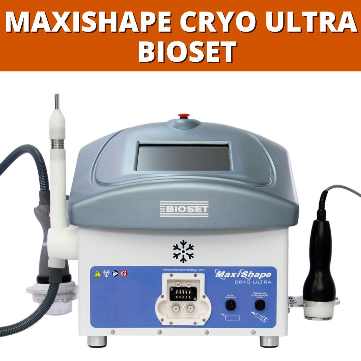 Maxishape Cryo Ultra Bioset - Aparelho de Criofrequencia ...