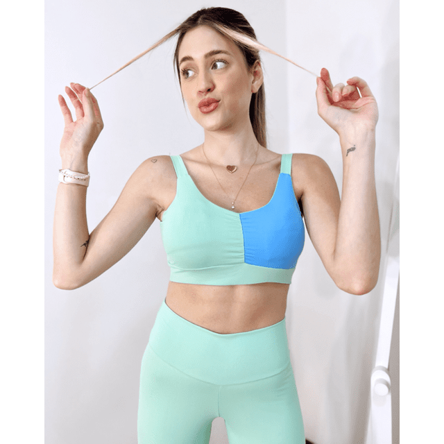 Conjunto Duo Menta | Taurin Fitness