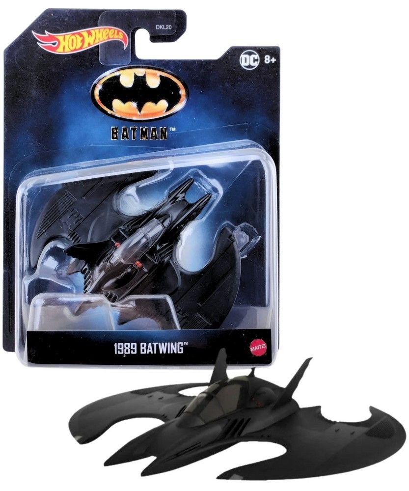 Hot Wheels Mattel Batman - 1989 Batwing - 1:50 | Dudu Brinquedos