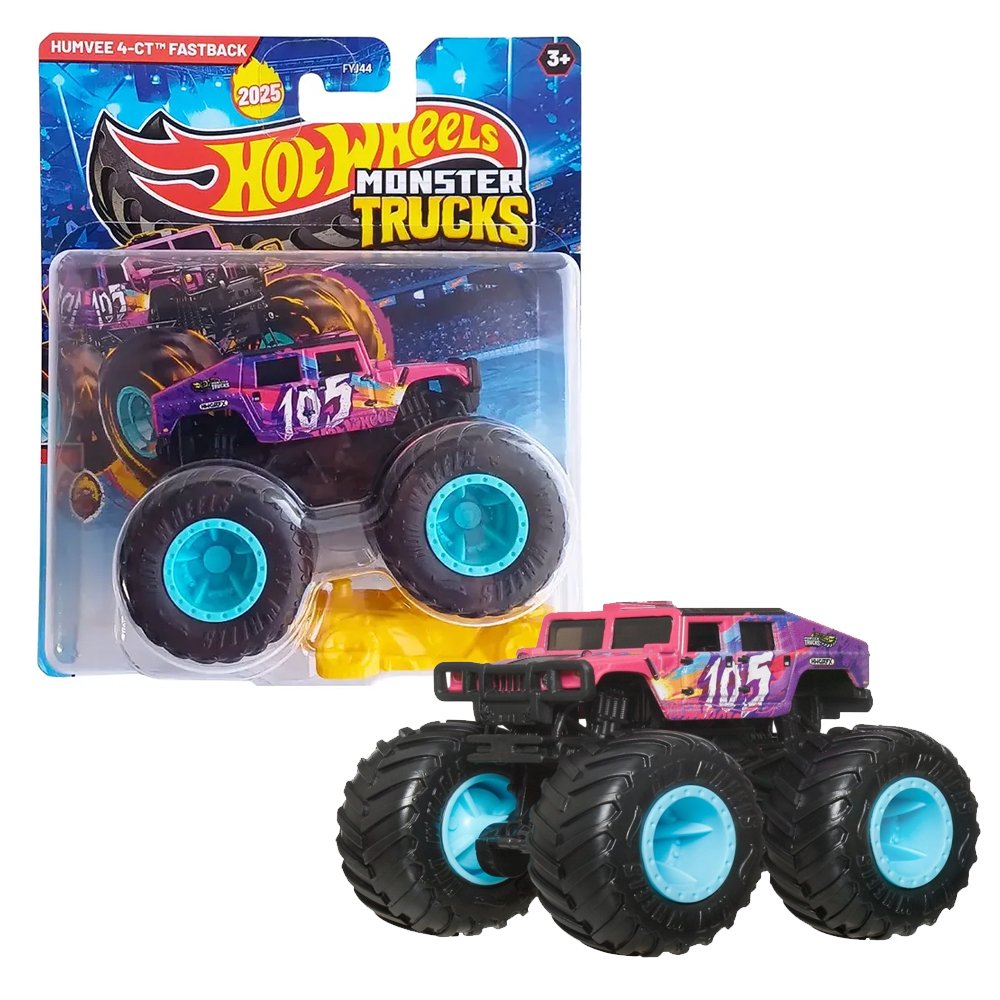 Hot Wheels Monster Truck Mattel - Humvee 4-CT Fastback | Dudu Brinquedos