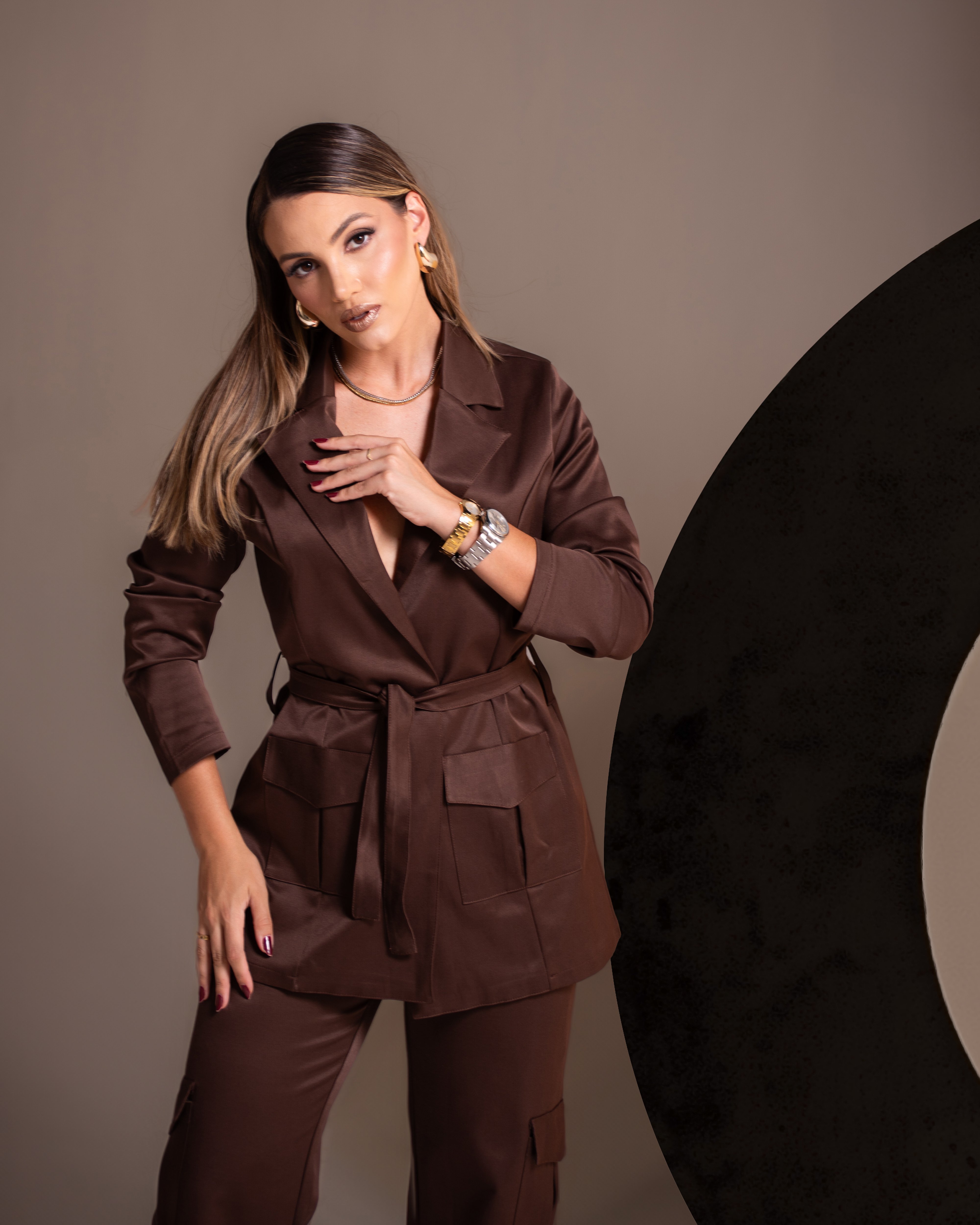 BLAZER ALFAIAT C/BOLSO E FAIXA | Duda Nery