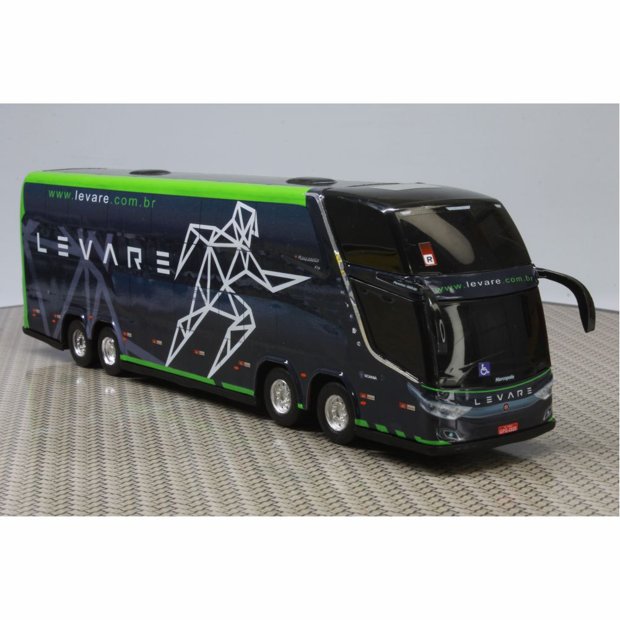 Ônibus Em Miniatura Viação Levare DD | Brinquedo Certo