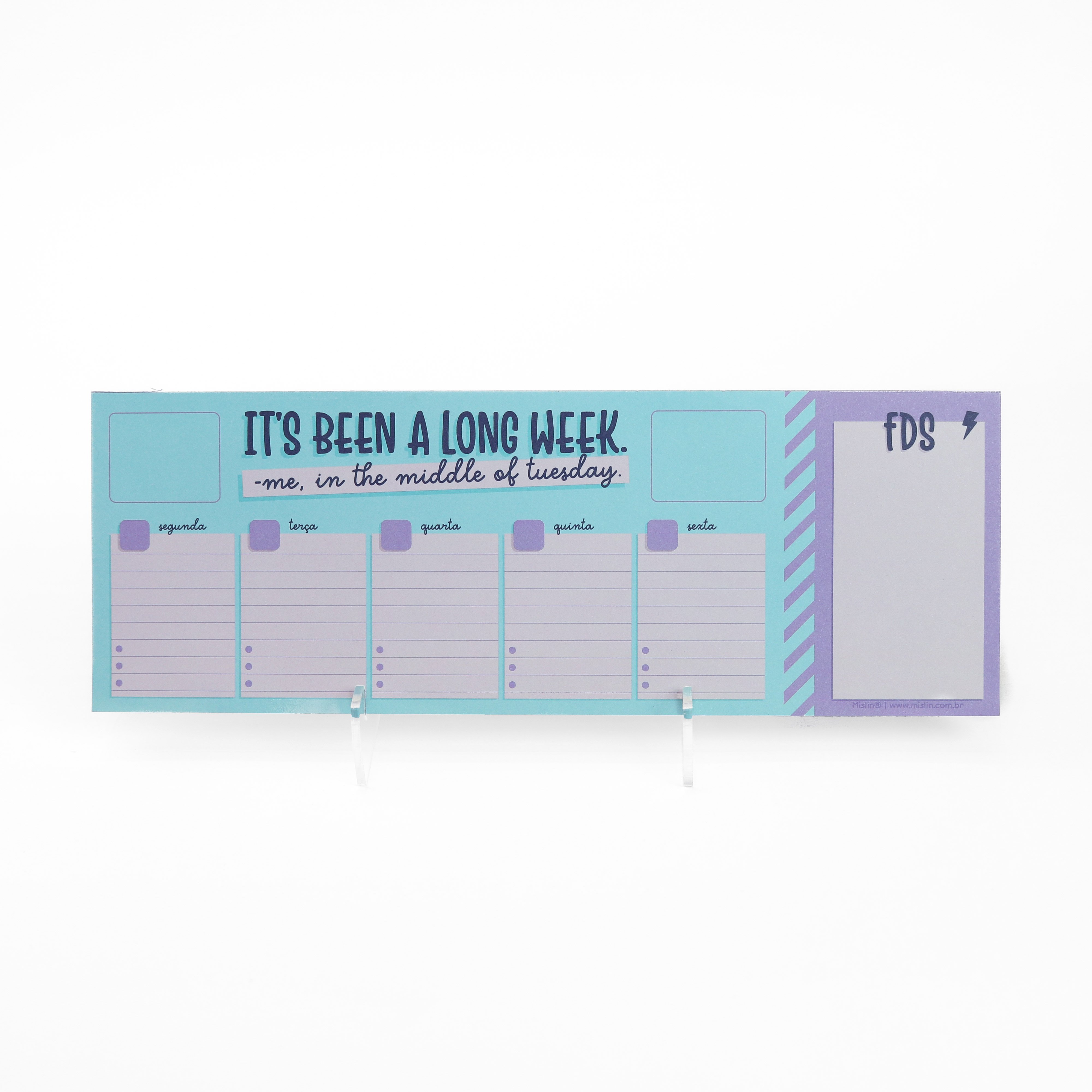 Bloco It's Been A Long Week | MISLIN | Coleção Sarcastic | Mislin ...